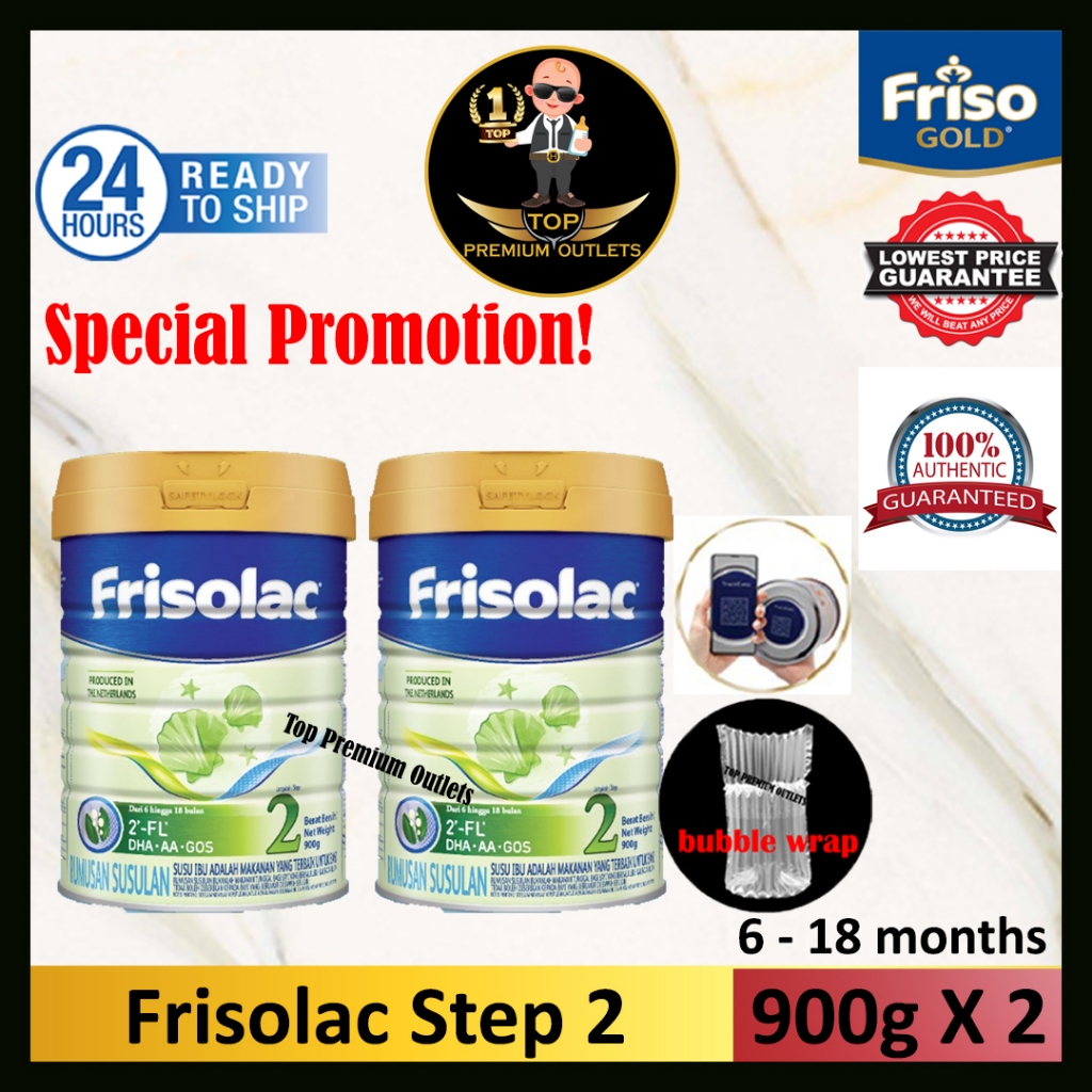 Frisolac Step 2 (900g X 2) Exp: 08/2026 (Newest Stock) | Shopee Malaysia