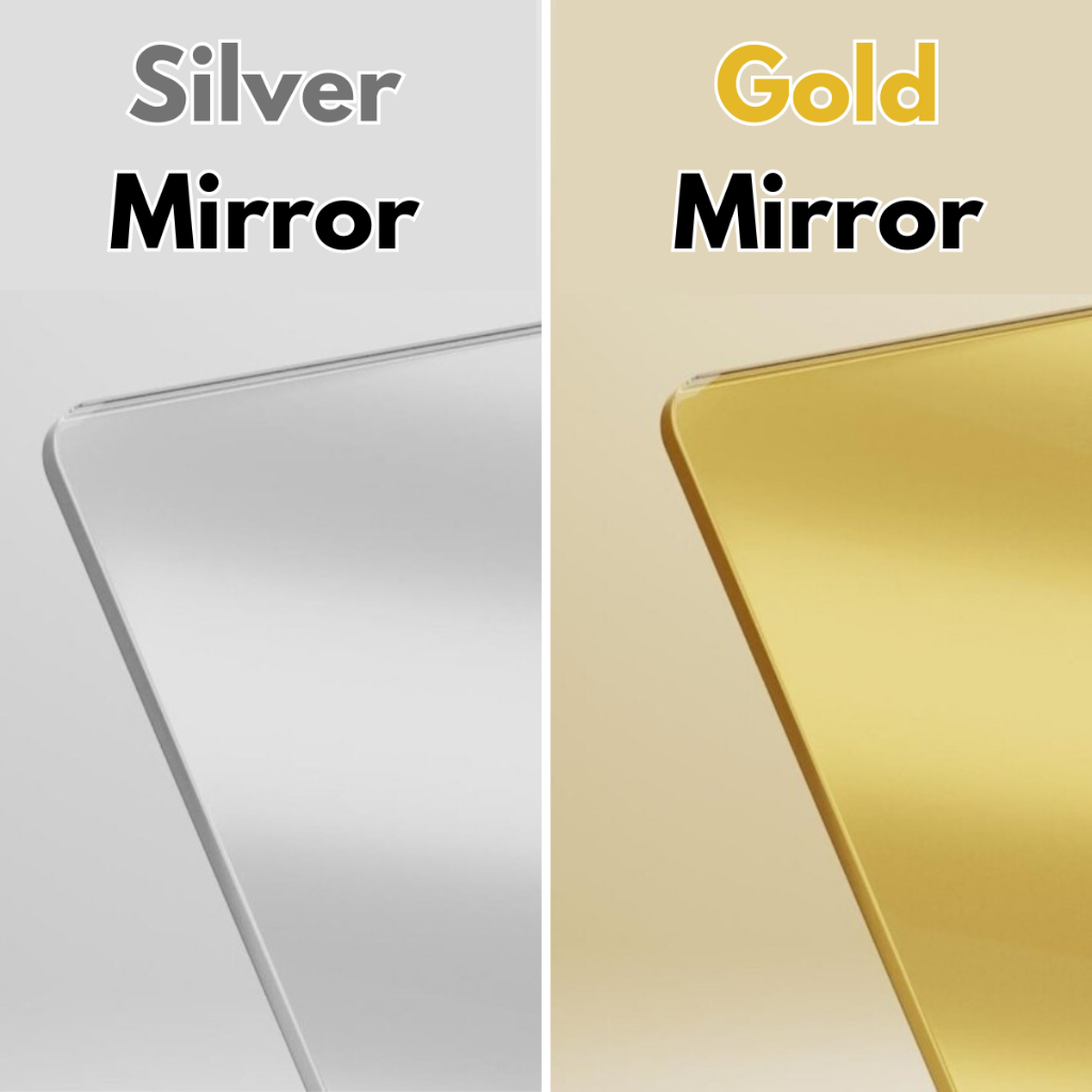 𝗣𝗥𝗜𝗡𝗧 𝗦𝗢𝗨𝗥𝗖𝗘 - A4 / A3 / A2 Cermin Akrilik┃Acrylic Mirror (Mirror Gold ...