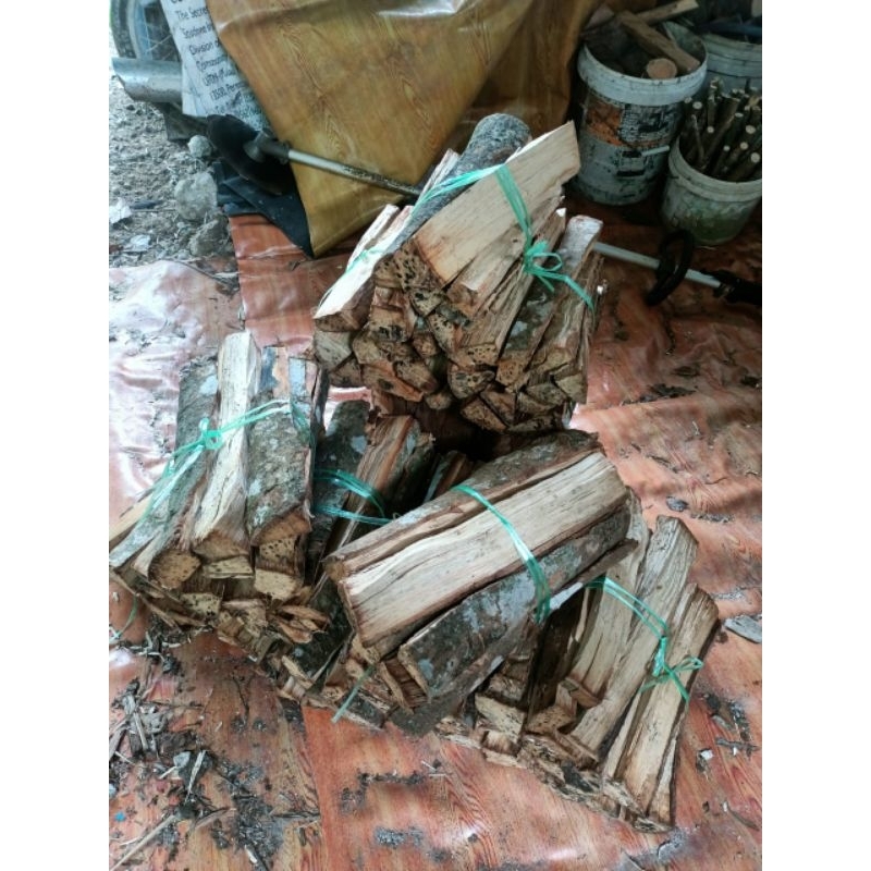 kayu api getah/ bbq,smoke,salai,camping | Shopee Malaysia