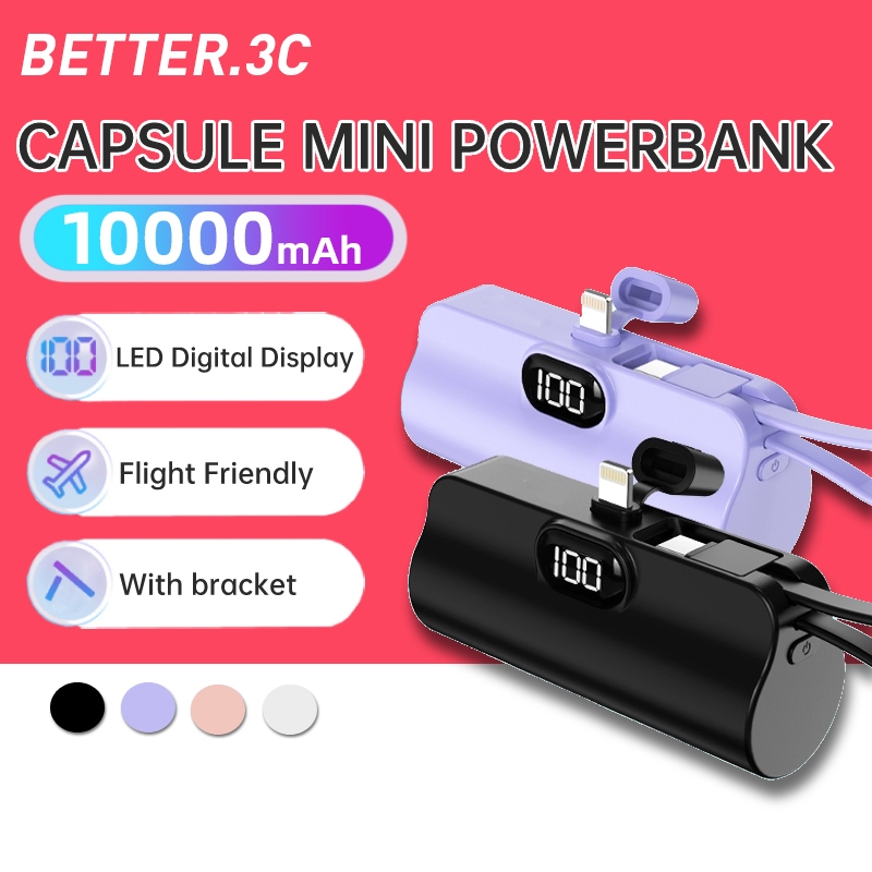New 10000mAh Powerbank Mini Portable LED for iPhone Android Micro USB ...