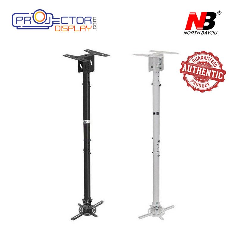 North Bayou NBT-718-2 Projector Ceiling Bracket/Mount 0.83m | Projector ...