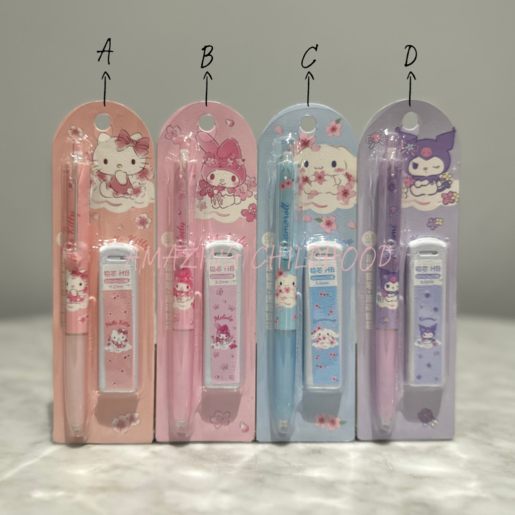 Sanrio Mechanical Pencil Set (Ready Stock) | Shopee Malaysia