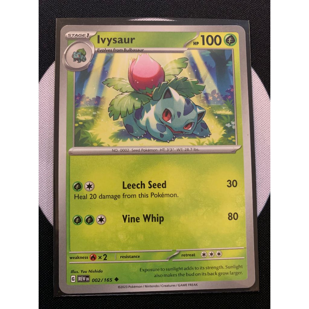 Ivysaur 002/165 Pokemon TCG | Shopee Malaysia