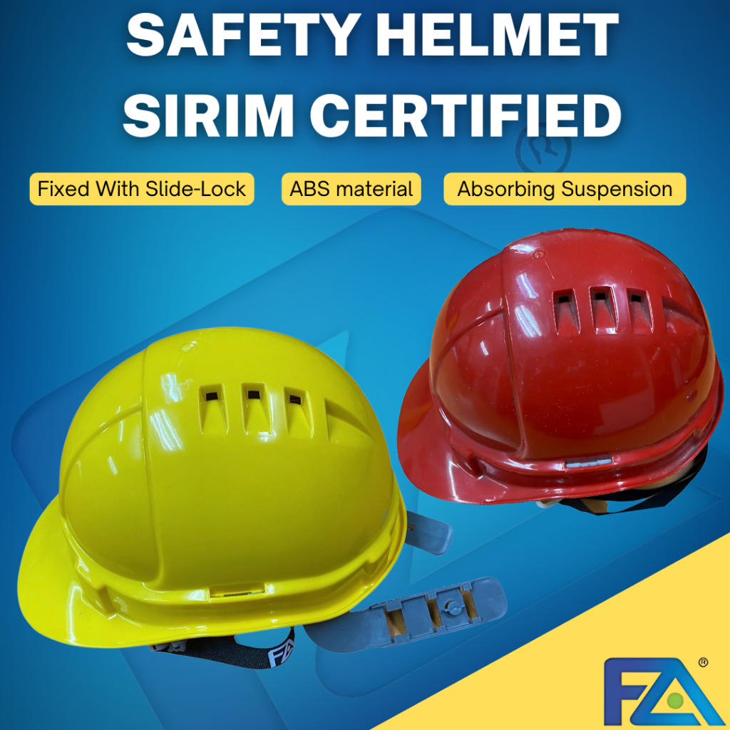Safety Helmet | Sirim Certified | Yellow/White/Blue/Orange | Shopee ...