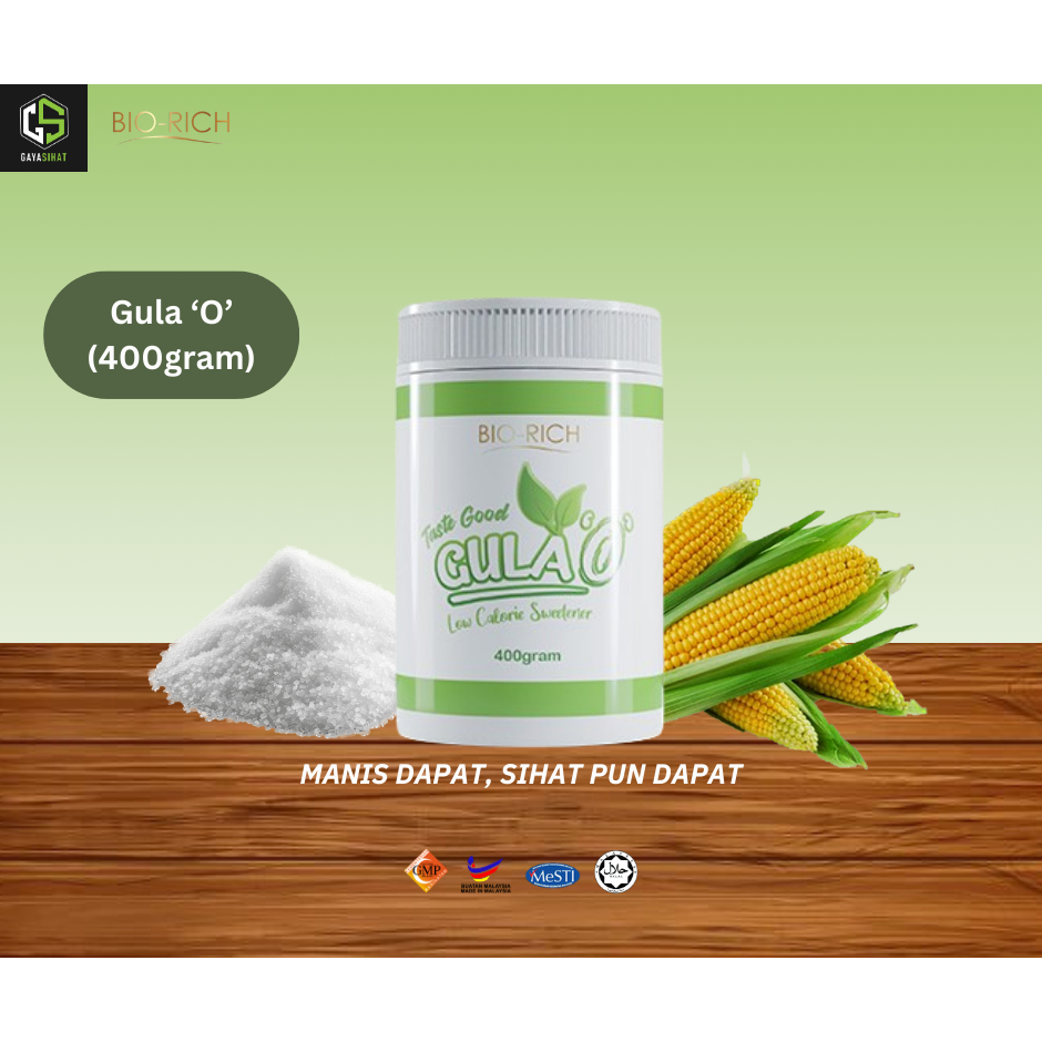 Gula O Biorich Pemanis Penganti Gula Pasir - Gula O 400g (Pemanis Gula ...