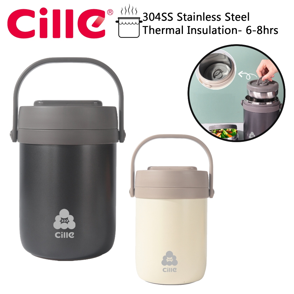 Cille XB-23189 2.2L 304SS Stainless Steel Portable Partition Food ...