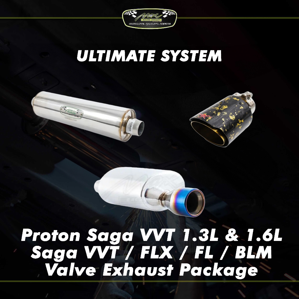 Proton Saga 1.3L & 1.6L Bass Exhaust Package Saga VVT FLX FL BLM ...