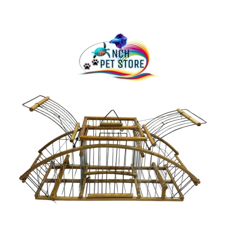JEBAK BURUNG SANGKAR SERINDIT ROTAN PINTU 2 (2 in 1) | Shopee Malaysia