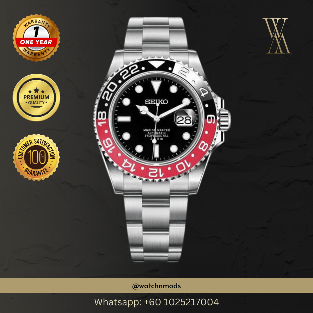 Seiko Mods NH35 Automatic Movement - Submariner Coke | Shopee Malaysia