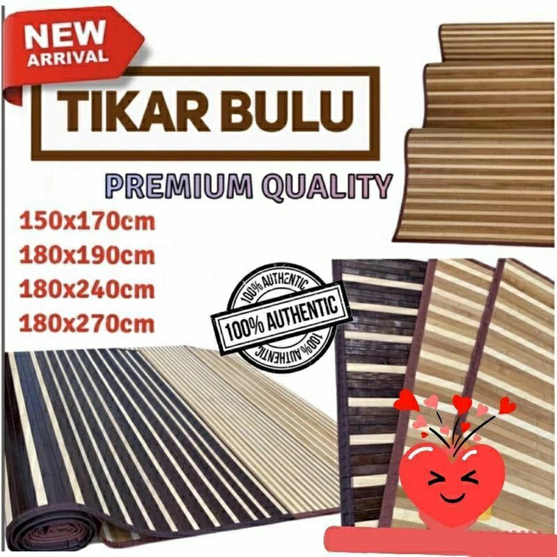 TIKAR BULUH / TIKAR BAMBOO/ 1+1 PREMIUM/ TIKAR BENANG TIKAR BENANG ...