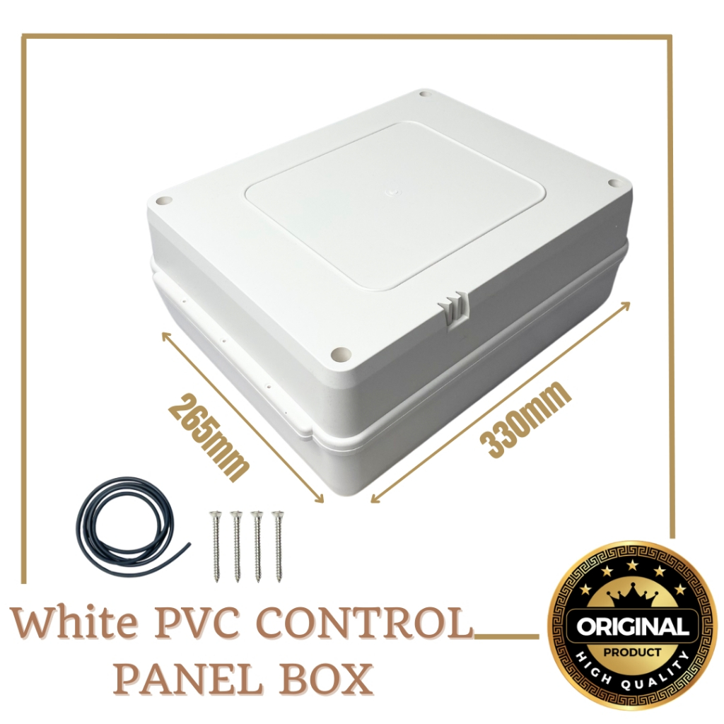 White Autogate OutDoor Waterproof Auto Gate PVC Control Panel Housing ...