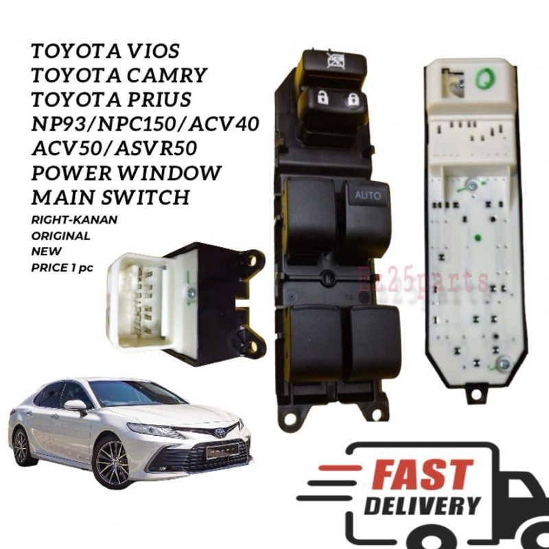 Toyota Vios Ncp93/Ncp150/Camry Acv40/Asv50/Acv50/Prius Power Window ...