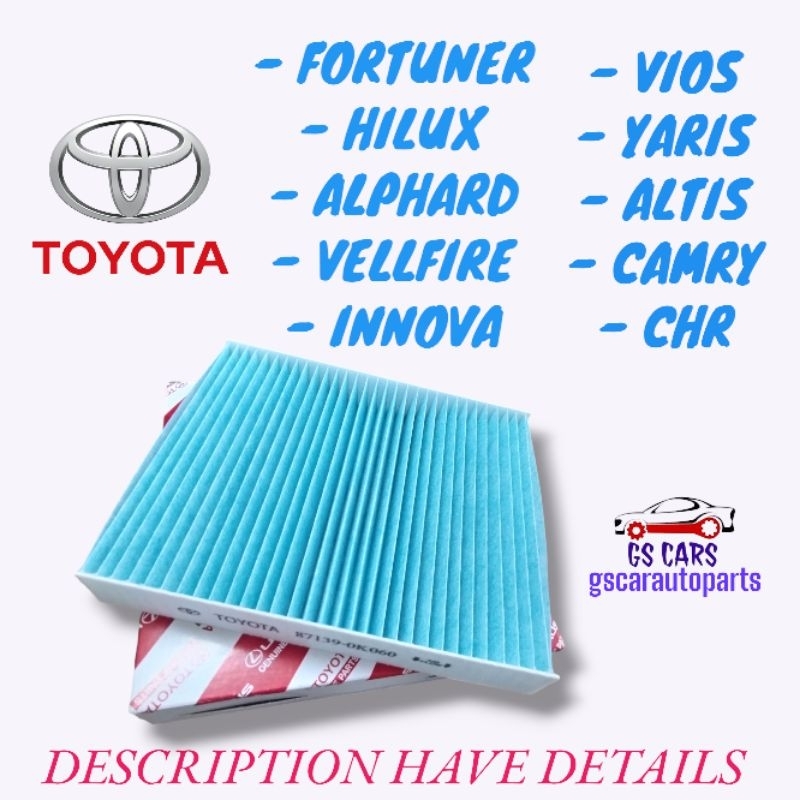 Ready stock Toyota Air-Cond Cabin Filter Hilux Revo GUN125 GUN126 ...