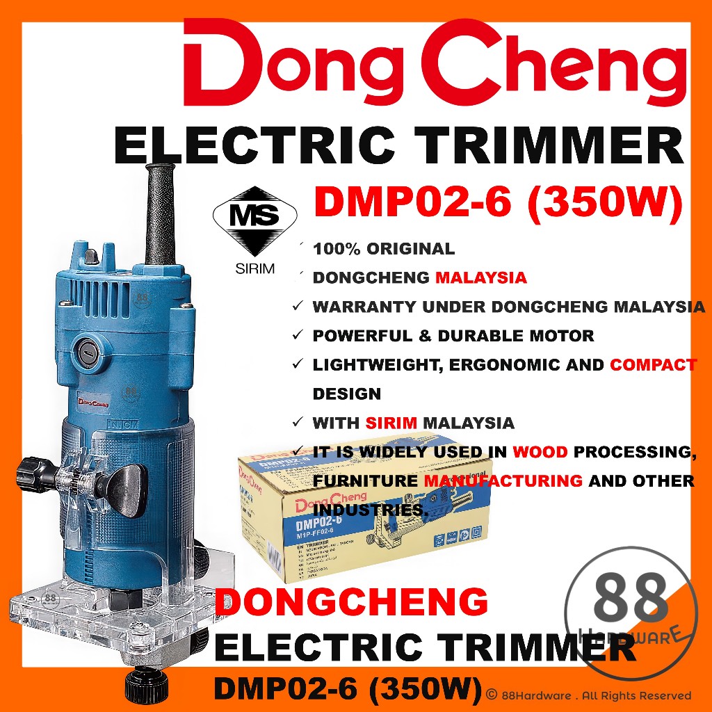 DONGCHENG DMP02-6 trimmer router trimmer / router machine / wood ...