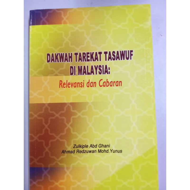 Dakwah tarekat tasawuf di Malaysia: Relevansi Dan cabaran | Shopee Malaysia