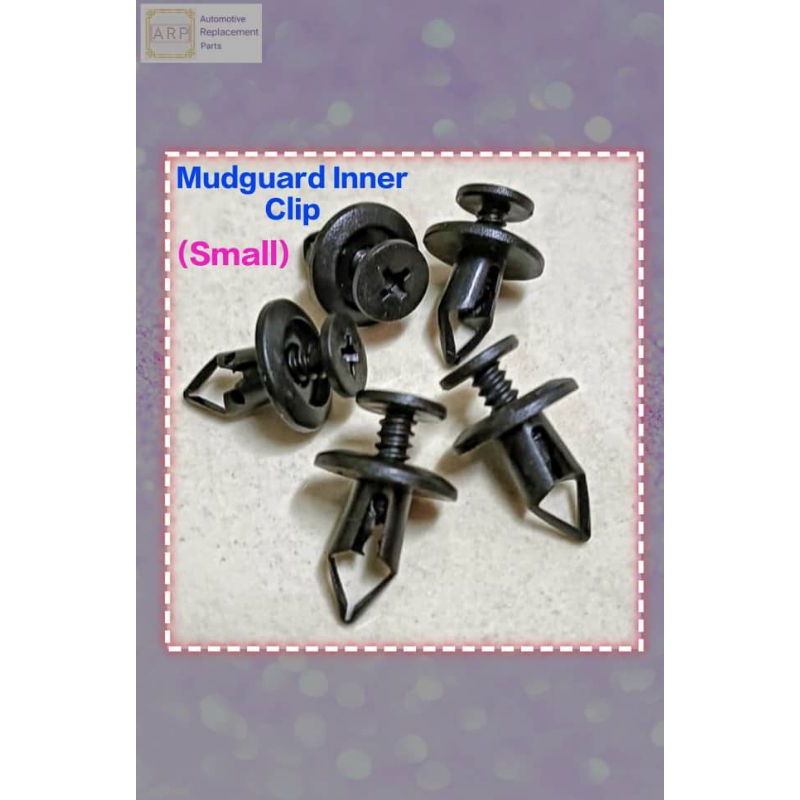 Mudguard Clip Wira (inner)(small) (1pek=5pc)(perodua/toyota pun sesuai ...