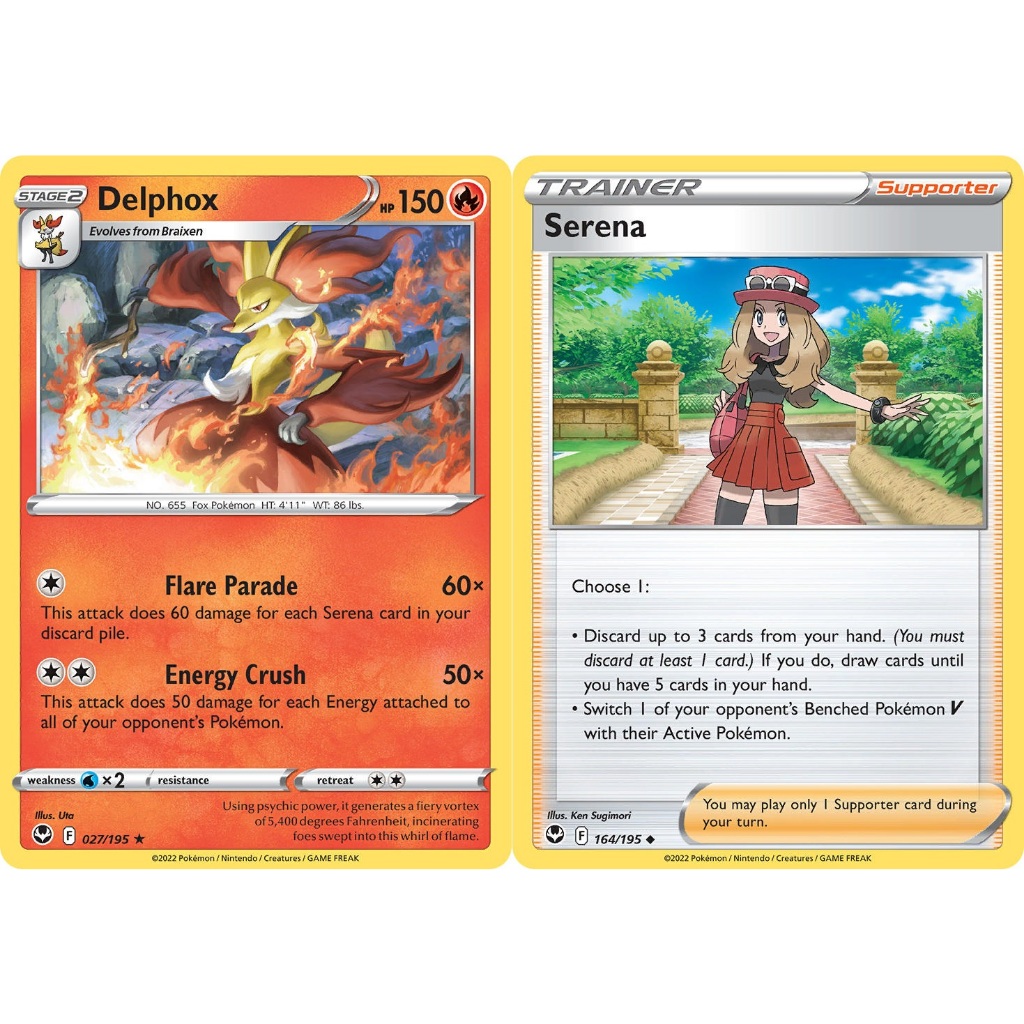 Pokemon TCG - Delphox Serena Deck (10/13/2024 Added) | Shopee Malaysia