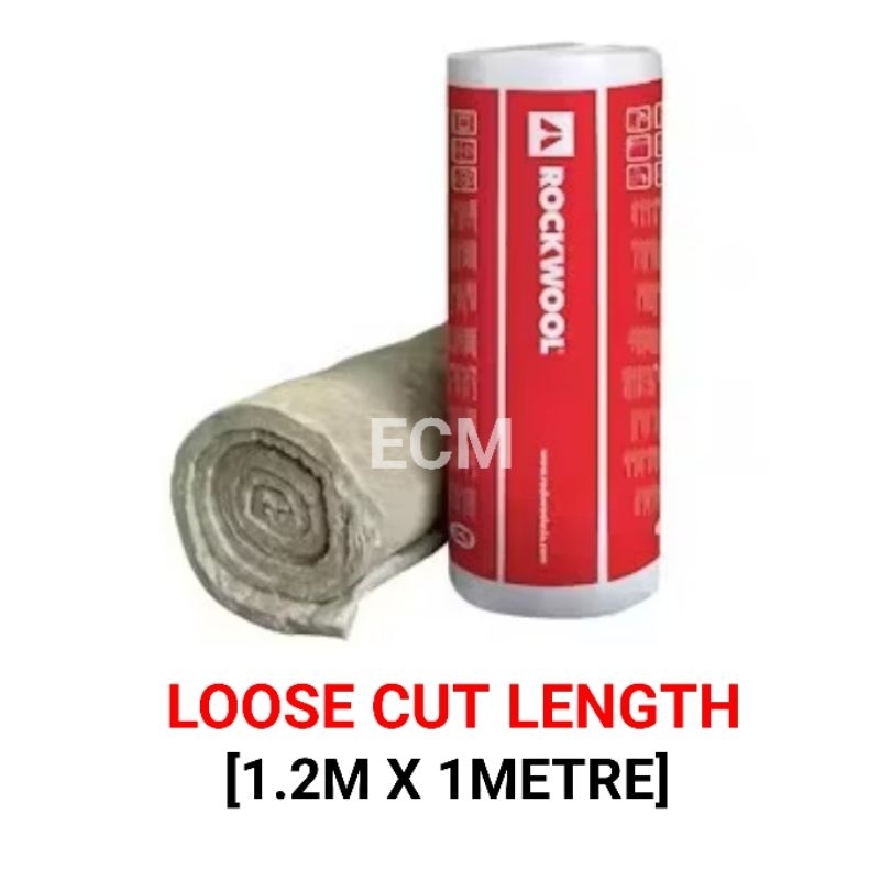 LOOSE CUT SIZE ! ROCKWOOL RL920 (40KG/M3 X 50MM THK) HEAT INSULATION ...