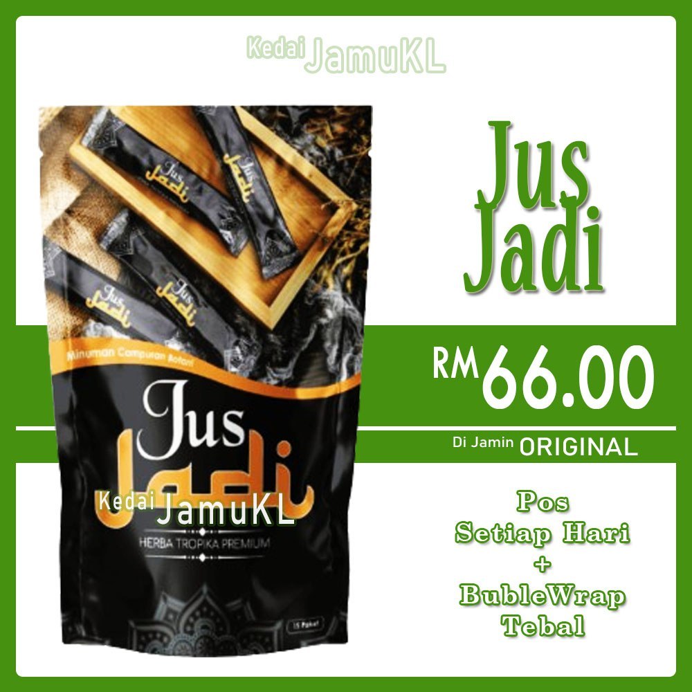 JUS JADI ORIGINAL HQ - KHASIAT SEMULAJADI | Shopee Malaysia