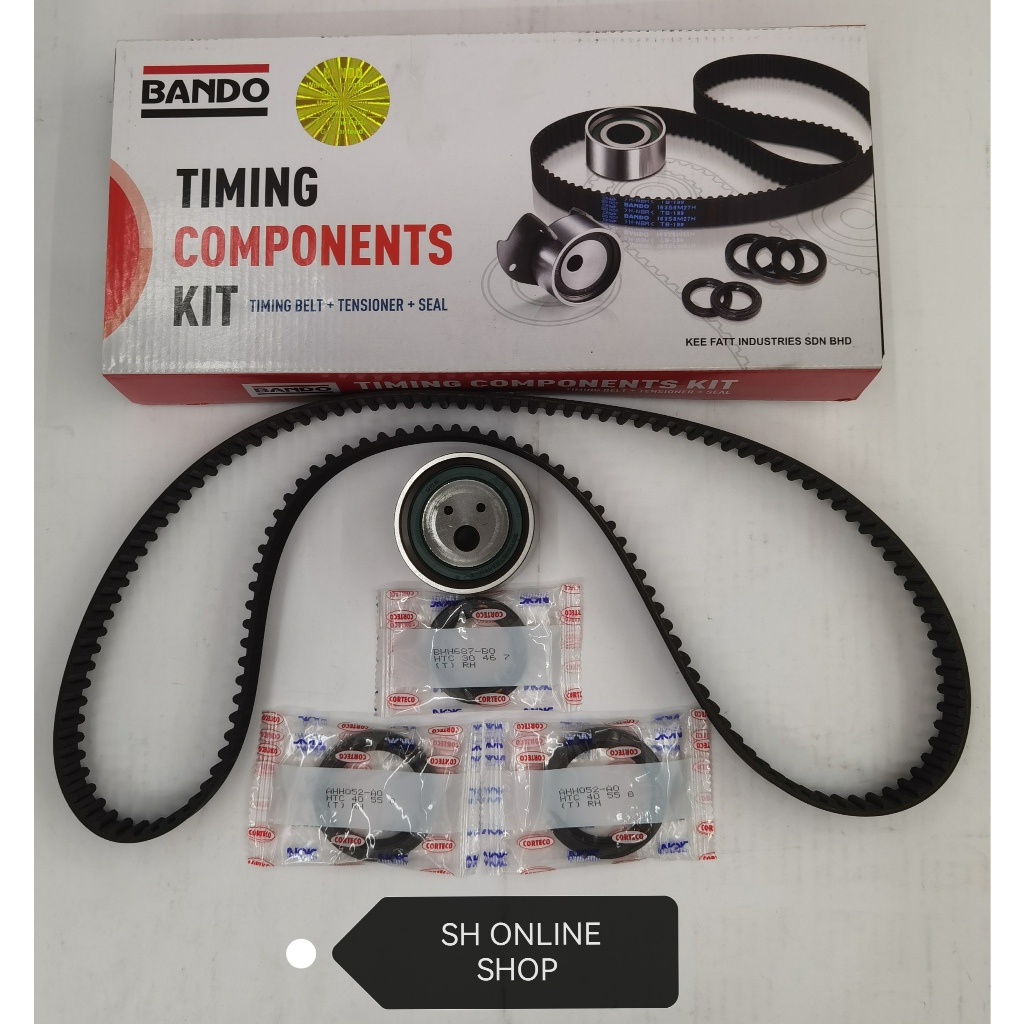 Timing Belt Kit Set (Bando) for Proton Gen-2 Persona Saga BLM FL Exora ...