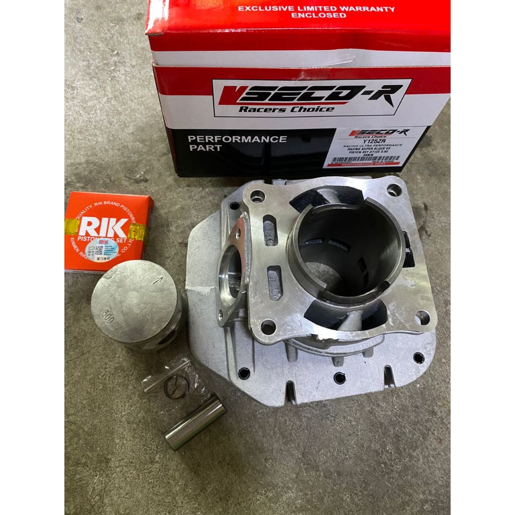 VSECO-R Y125Zr 57MM 59mm 61mm RACING CYLINDER BLOCK+DT125 PISTON JAPAN COMBO | Shopee Malaysia