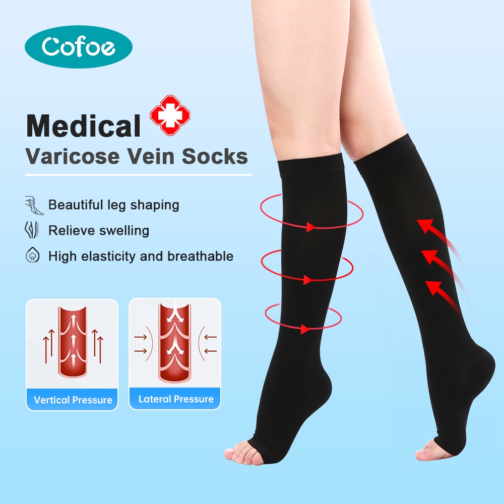 Cofoe Compression Socks Pregnant for Varicose Veins Running Medical ...