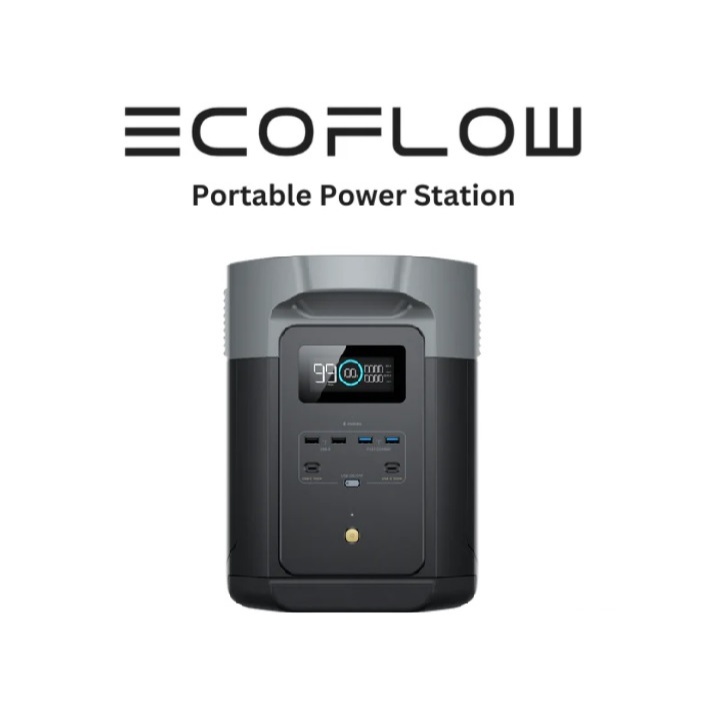 EcoFlow DELTA 2 Max Portable Power Station 2400W 2048wh 3100W Output ...