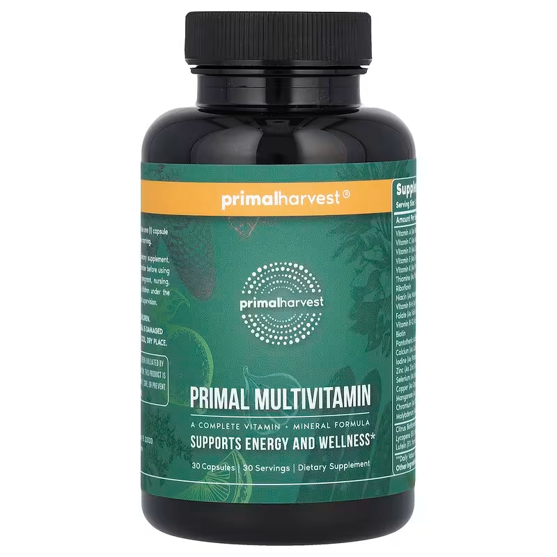 Primal Harvest, Primal Multivitamin, 30 Capsules | Shopee Malaysia