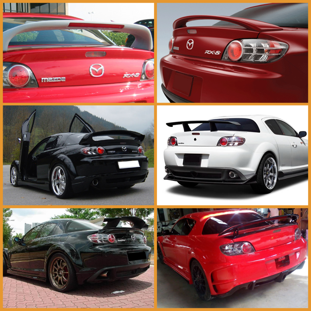 Mazda RX-8 RX8 RX 8 Rear Spoiler - ( OM / OA / RM / AE / NSP / RS ...