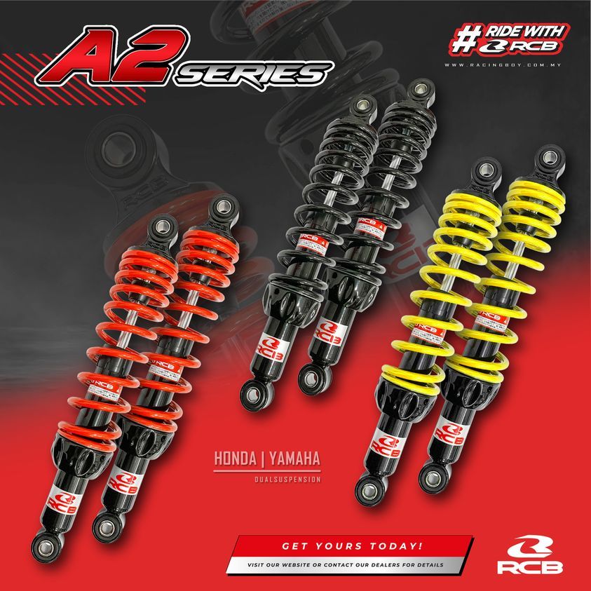RCB A2 Series Absorber Universal ( Bukan Untuk Pasang Ke Motor Sccoter ...