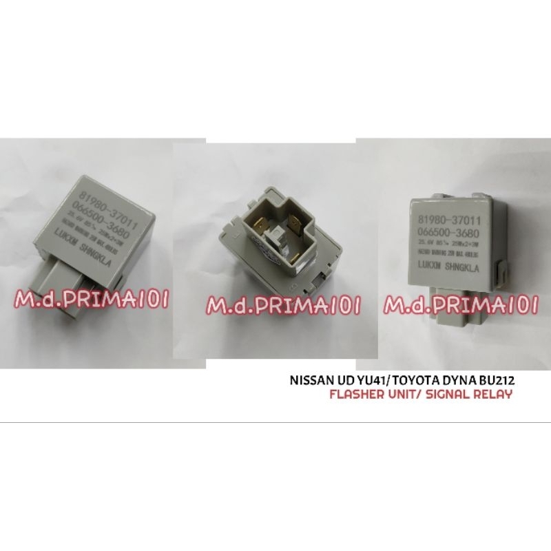 NISSAN UD YU41 TOYOTA DYNA BU212 FLASHER UNIT/ SIGNAL RELAY | Shopee ...