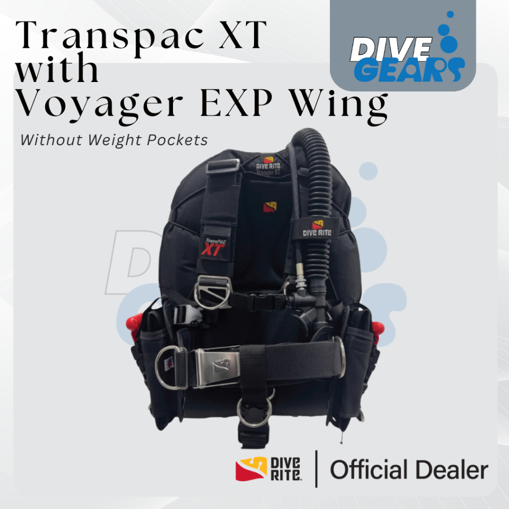 Dive Rite BCD Transpac XT/ Transplate XT with Voyager EXP Wing 35 LB ...