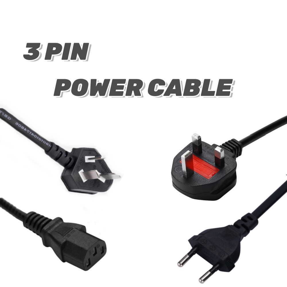 3 Pin China Plug EU Plug UK Plug Power Cable 250V / 10A / 13A Fuse ...