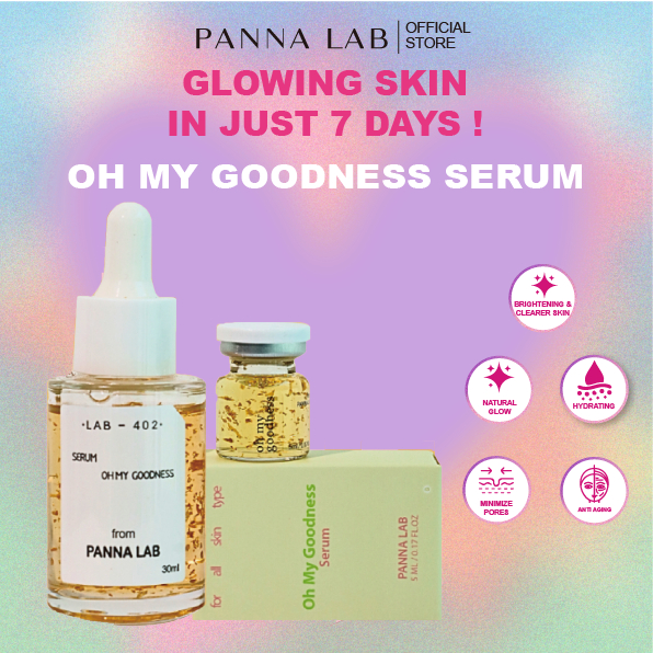 PANNA LAB Oh My Goodness Gold Serum+10%Niacinamide/Hyaluronic Acid ...