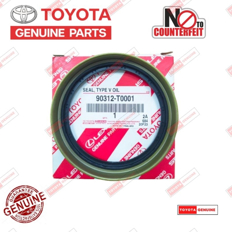Toyota Hilux KUN25 KUN26 FRONT WHEEL BEARING OIL SEAL IN OUT 90312-T0001 90316-T0002 | Shopee ...