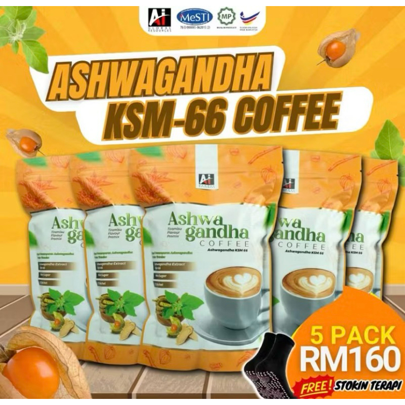 KOPI ASHWAGANDHA 5 PACK - 75 SACHET | Shopee Malaysia