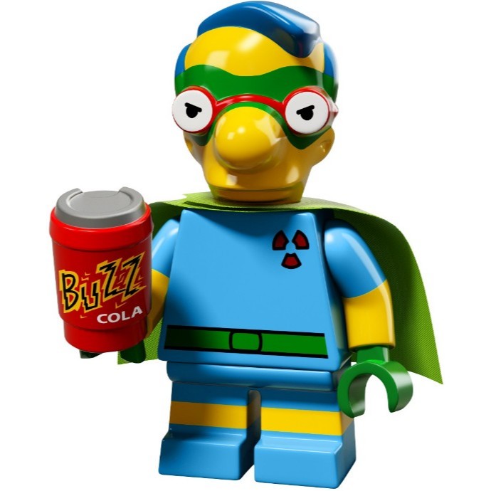 Lego 71009 Simpson CMF Series 2 No 6 Fallout Boy Milhouse Mint In ...