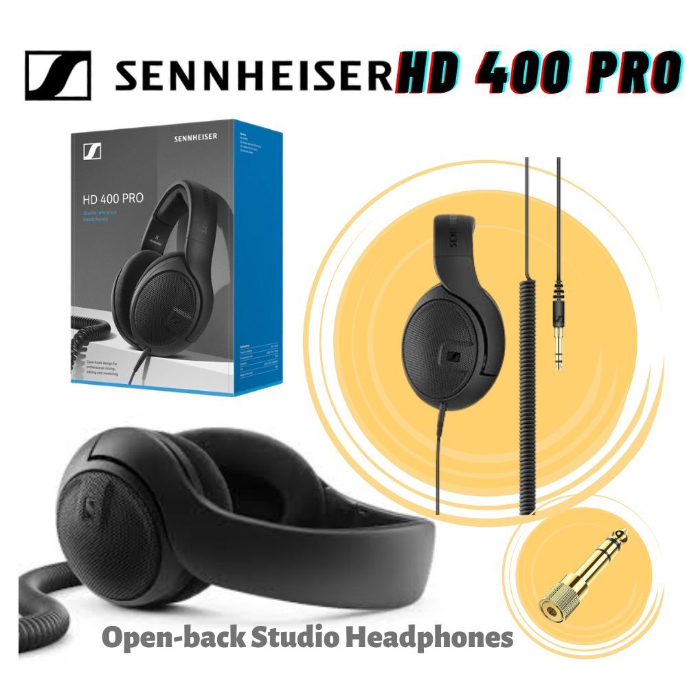 Sennheiser HD 400 Pro Open-back Studio Headphones ( HD400 / HD-400 ...