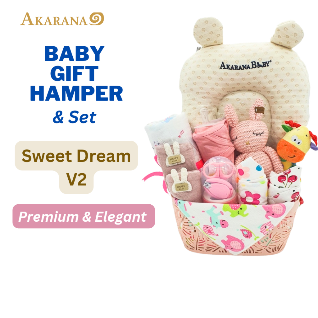Set Hadiah Bayi Baby hamper/ Sweet Dream V2 Gift Set for Newborn Baby ...