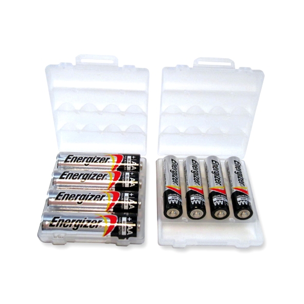 AA AAA Batteries Protective Storage Case Keeper Organiser (keep 2xAAA ...