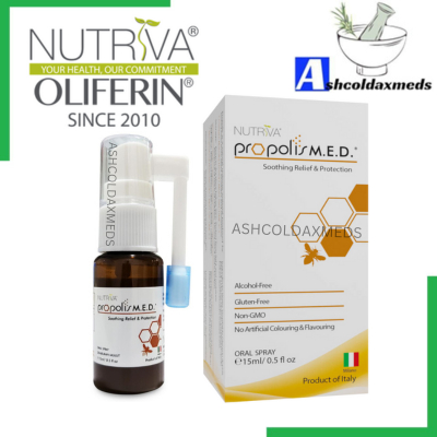 Nutriva Propolis M.E.D Oral Spray 15ML (Invisible Endothelial Cell Mask ...