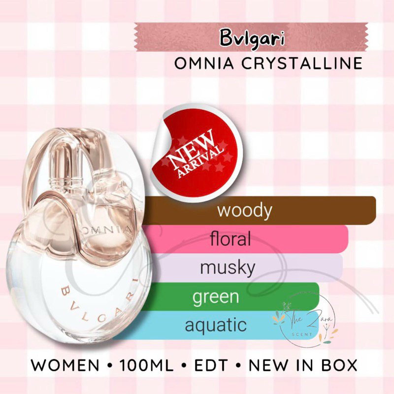 BVLGARI OMNIA CRYSTALLINE (100ML) | Shopee Malaysia