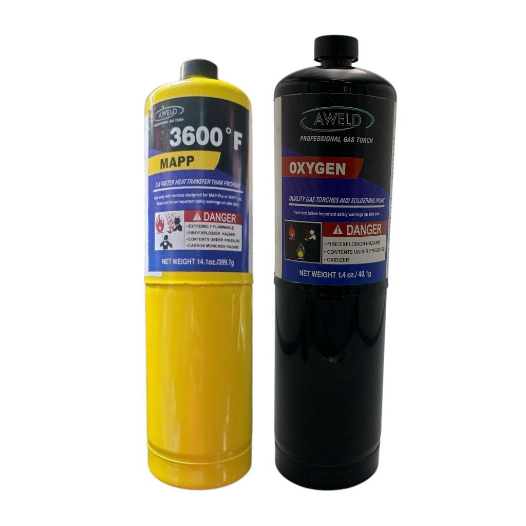 Aweld 3600 MAPP Gas & Oxygen Gas Cylinder | Shopee Malaysia