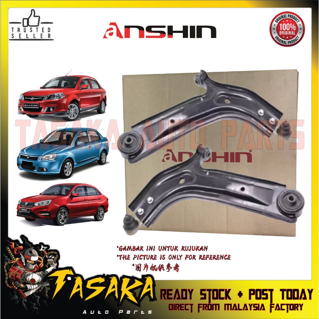 ANSHIN JAPAN & SAIKO FRONT LOWER ARM PROTON SAGA 2008-2019 BLM,FLX,SAGA ...