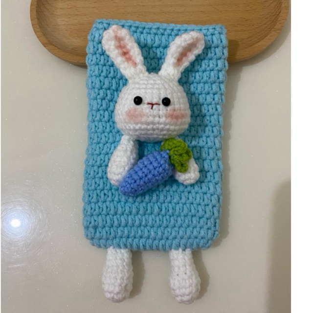 Crochet calculator pouch/ Handphone holder | Shopee Malaysia