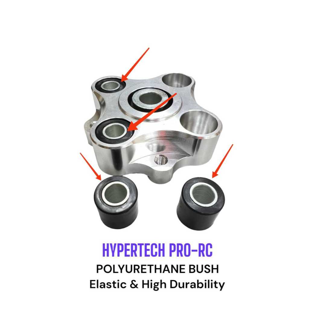 HYPERTECH PRO-RC POLYURETHANE BUSH ELASTIC & HIGH DURABILITY POLY BUSH ...