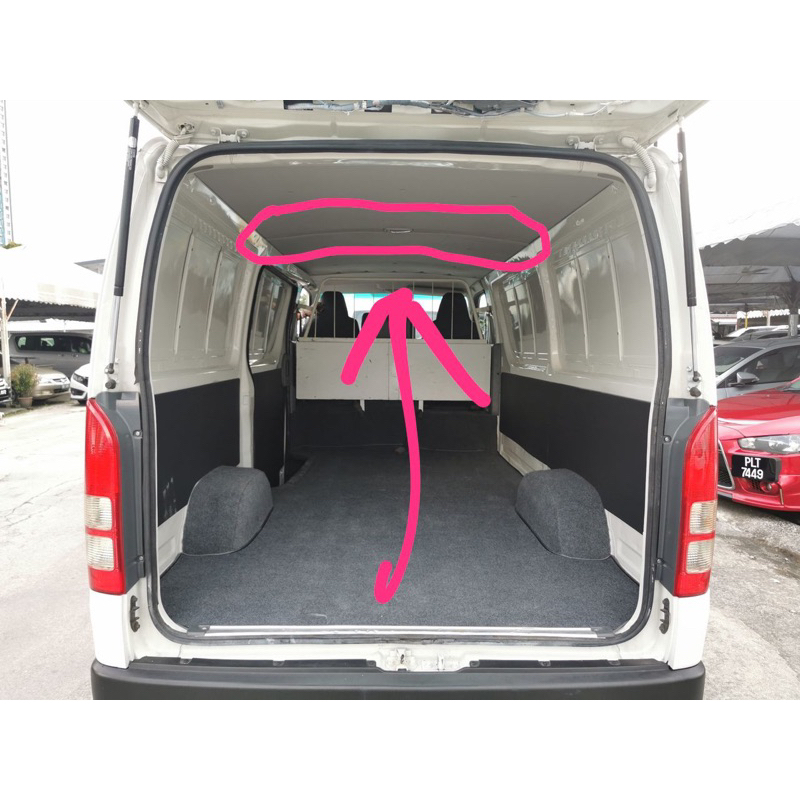 Siapa mau cari beli hiace dalam bumbung liner getah linear | Shopee ...