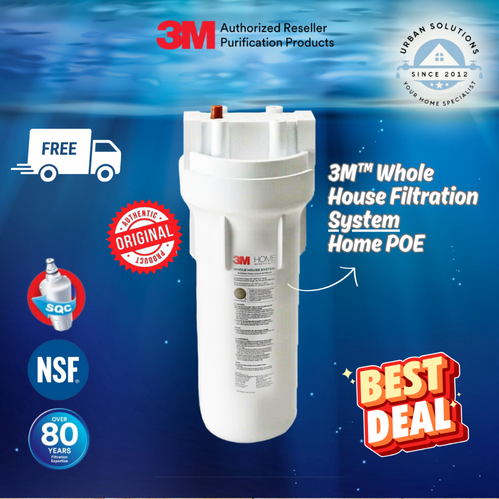 3M™ Whole House Filtration System Home POE/ Pre Filter/ 3M Outdoor ...