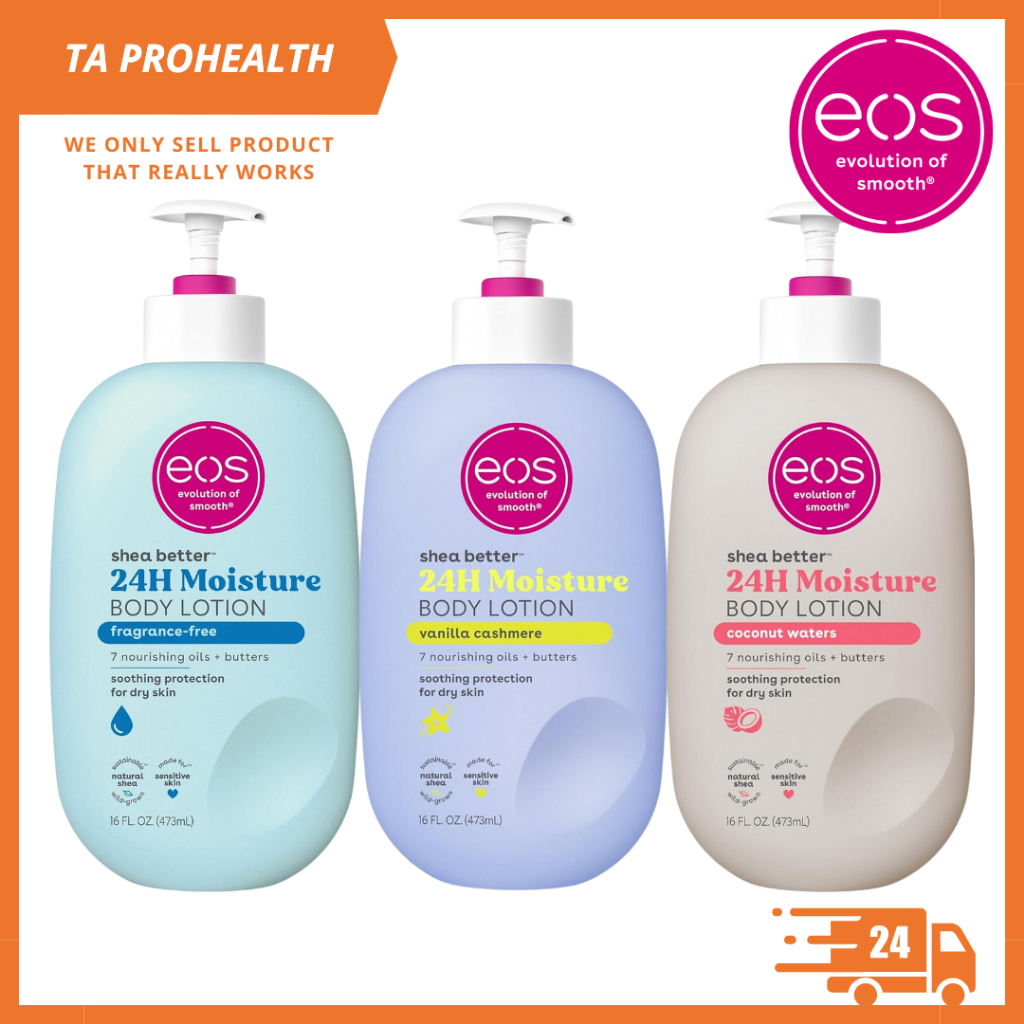 EOS Shea Better 24H Moisture Body Lotion 473ml ( Vanilla Cashmere ...