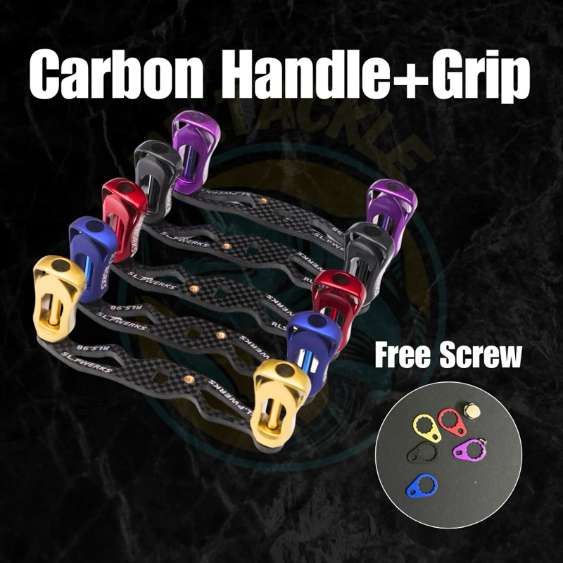 【MR.T】Pemegang Karbon Mesin BC – Carbon Handle Baitcasting Reel Grip ...